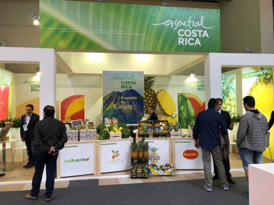 Productos agrícolas de Costa Rica se promocionan en feria en Italia